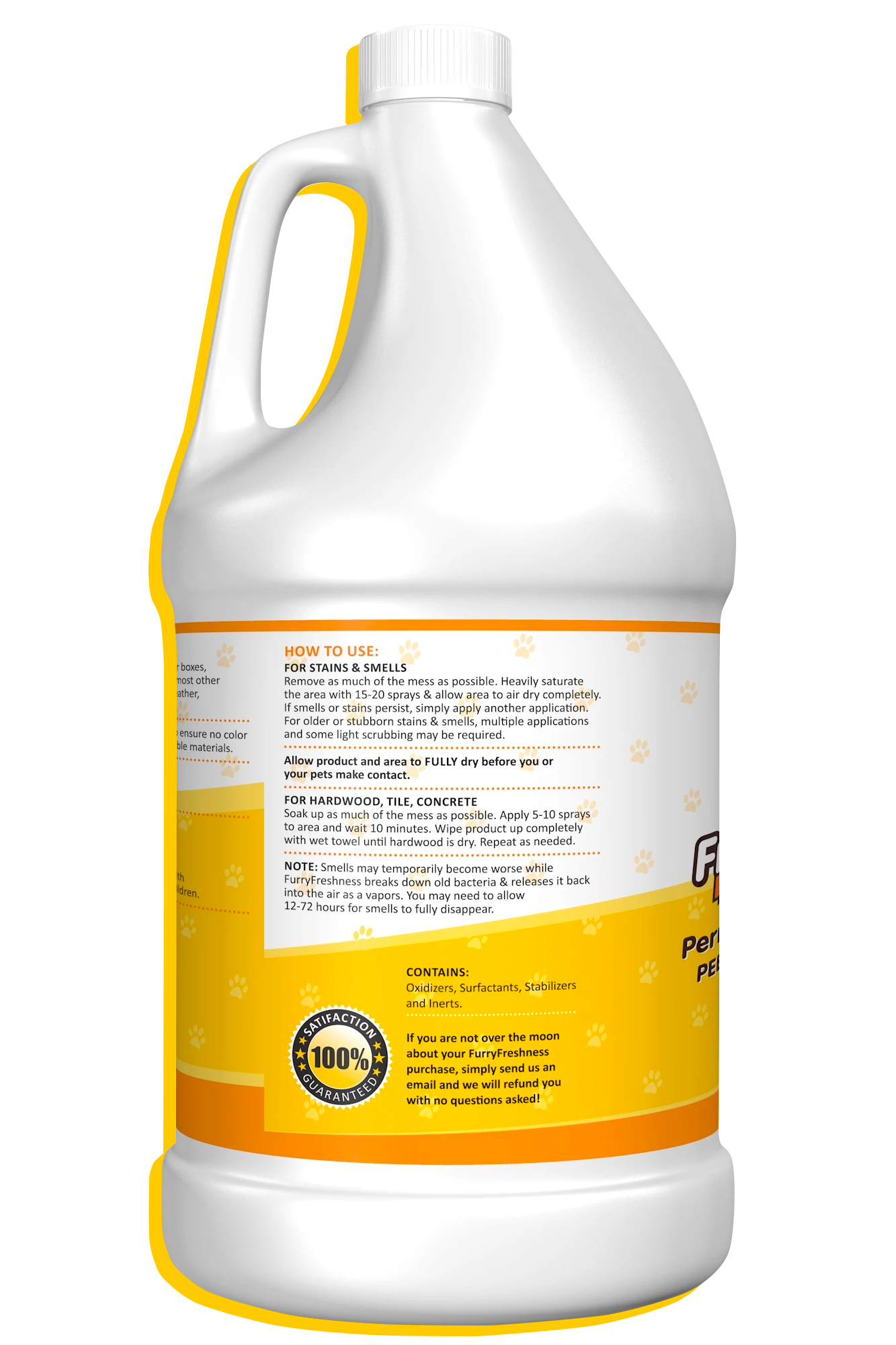 FurryFreshness - Gallon - FurryFreshness Premium Stain and Smell Remover